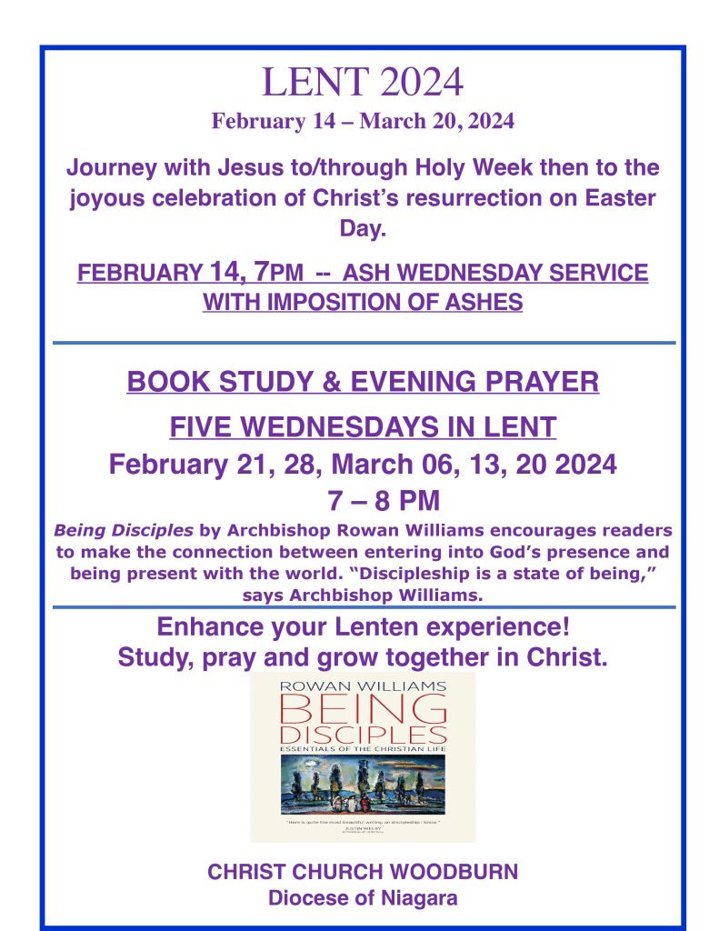 Christ Church Woodburn - Sunday Worship 10:00AM – All are welcome